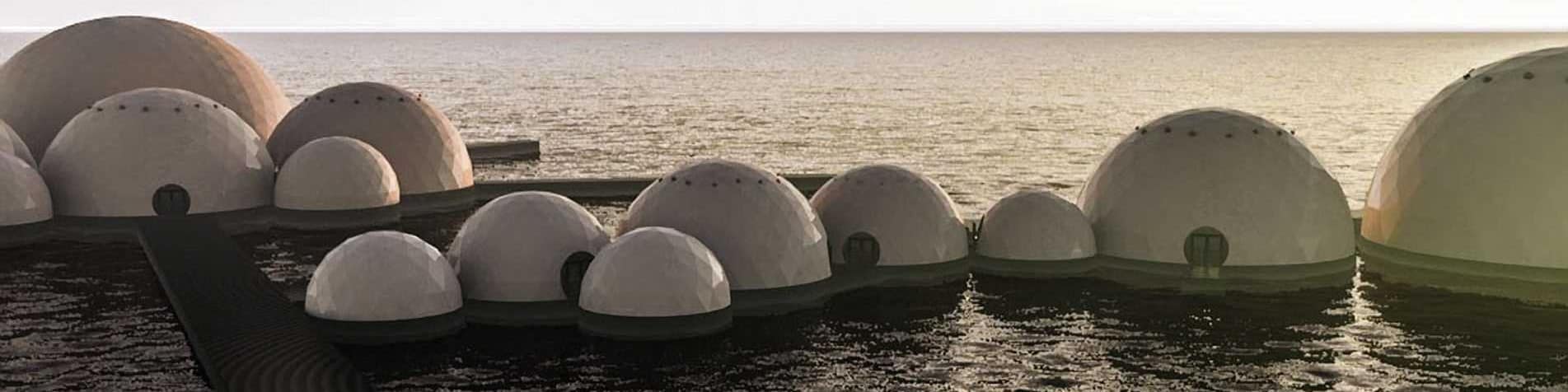 Marine Restoration Floating Dome Cities P.1- Pacific Domes | Pacific Domes
