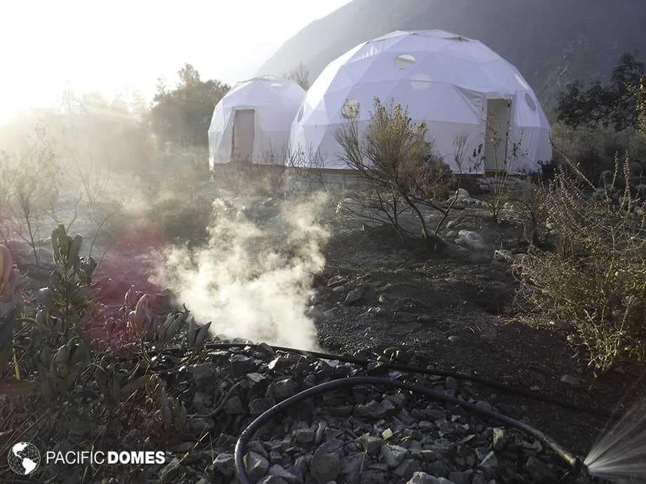 Domes Survives Wildfire and Flood | Pacific Domes