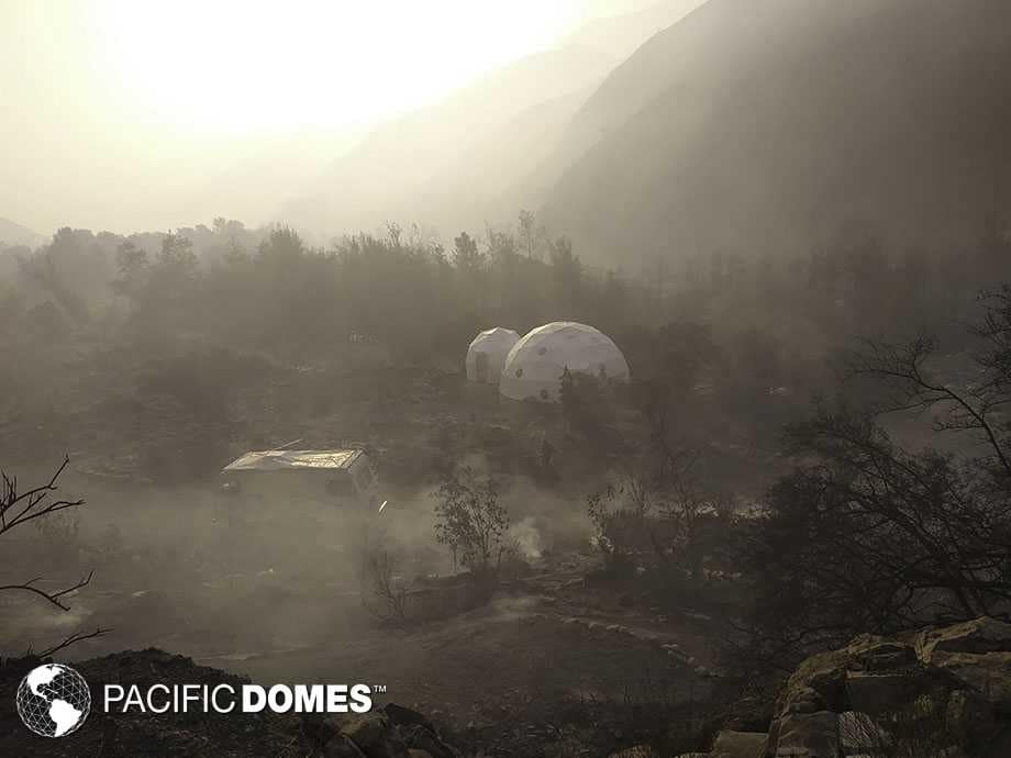 Domes Survives Wildfire and Flood | Pacific Domes